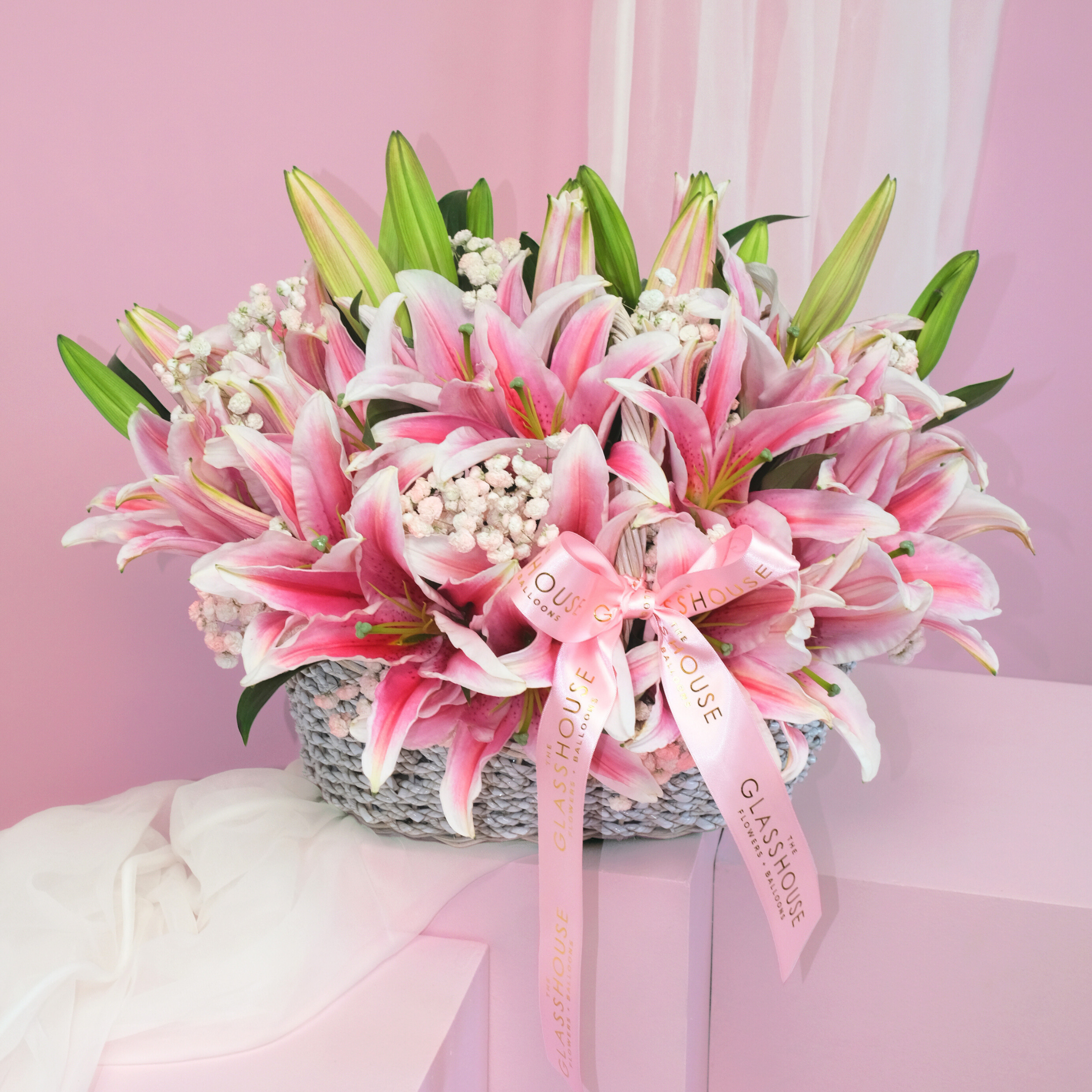Gypsy Star Flower Basket – The Glass House Flowers