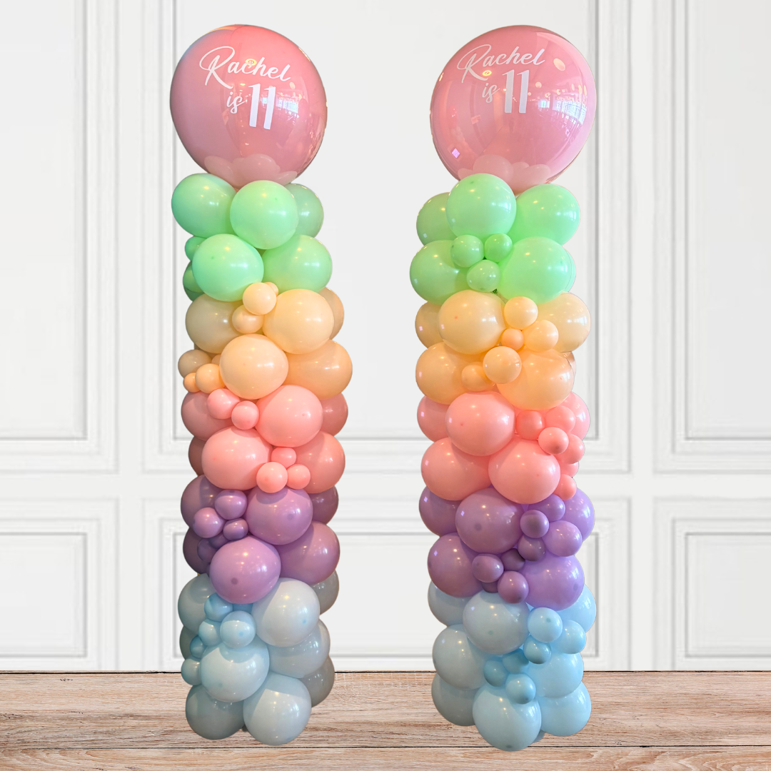Organic Balloon Columns – The Glass House Flowers