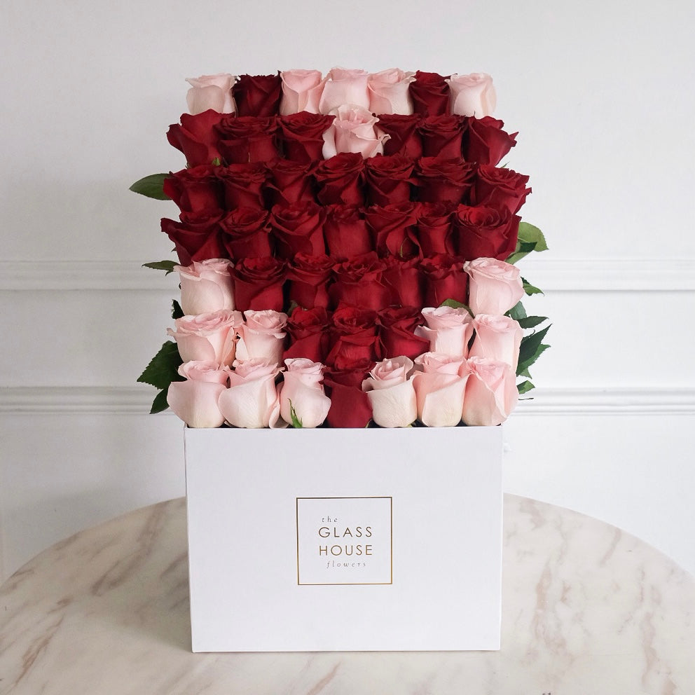 Love Bytes - Large Square Box – The Glass House Flowers
